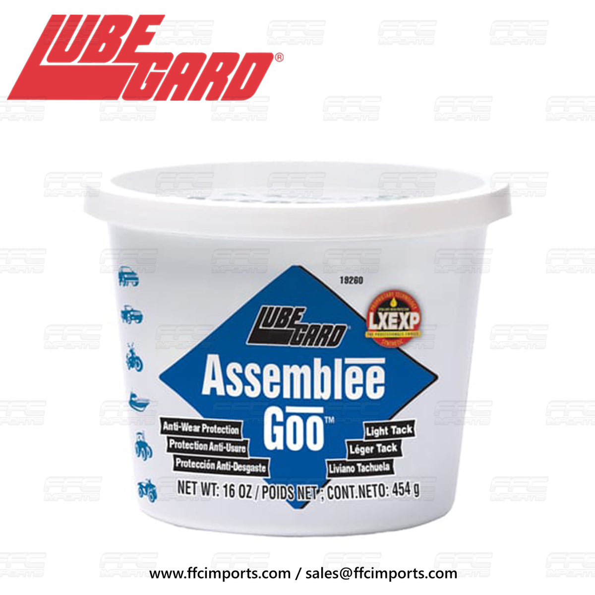 LUBEGARD Dr Tranny Assemblee GOO BLUE Transmission Assembly Lube Greas ...