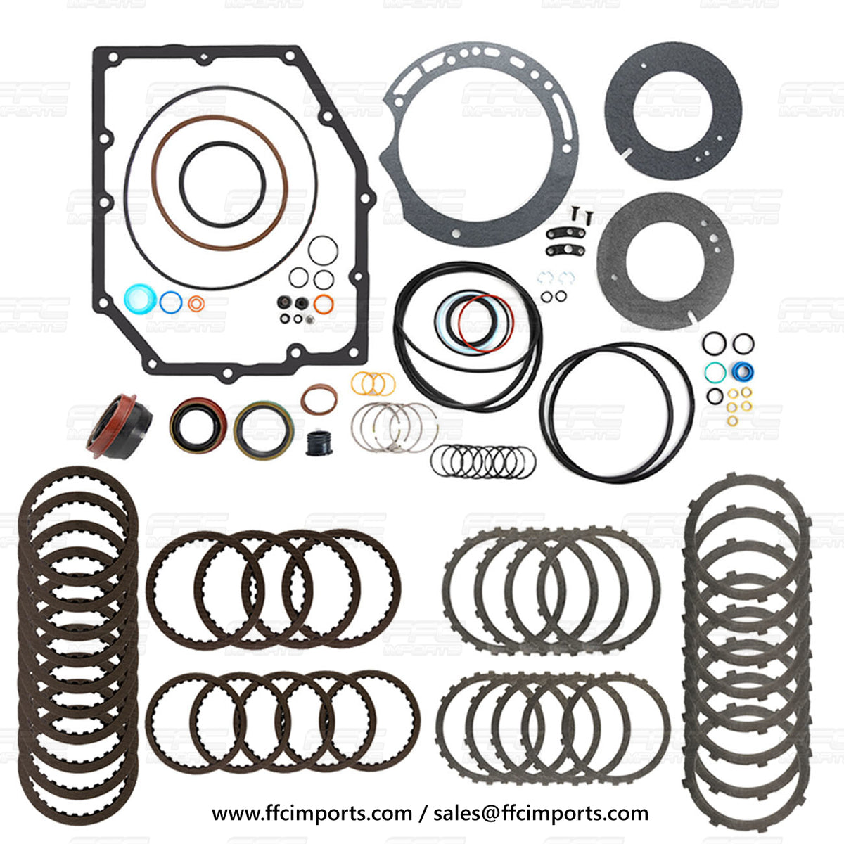 42RLE Transmission Master Rebuild KIT 03-UP W/ Gaskets Friction Steel ...