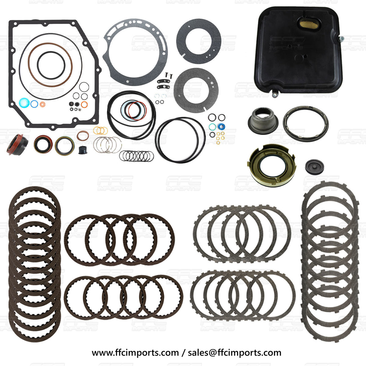 42RLE Transmission Super Master Rebuild KIT 03-UP with 4 Pistons Plate ...