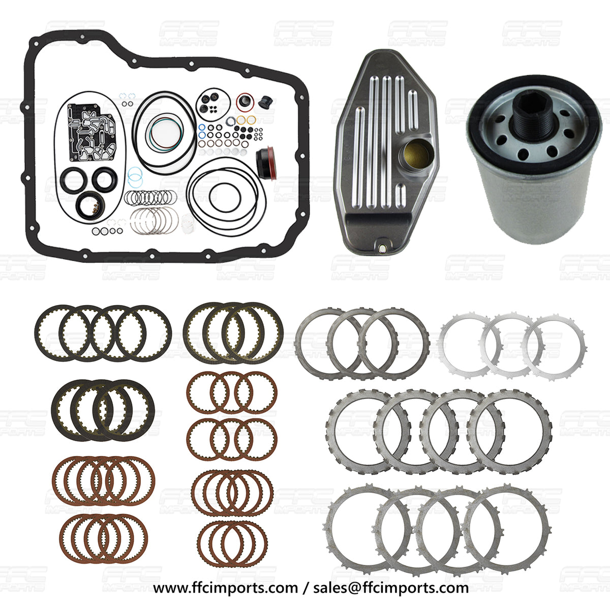 68RFE Super Master Rebuild KIT 14-UP WITH Filters Friction Steel Plates ...