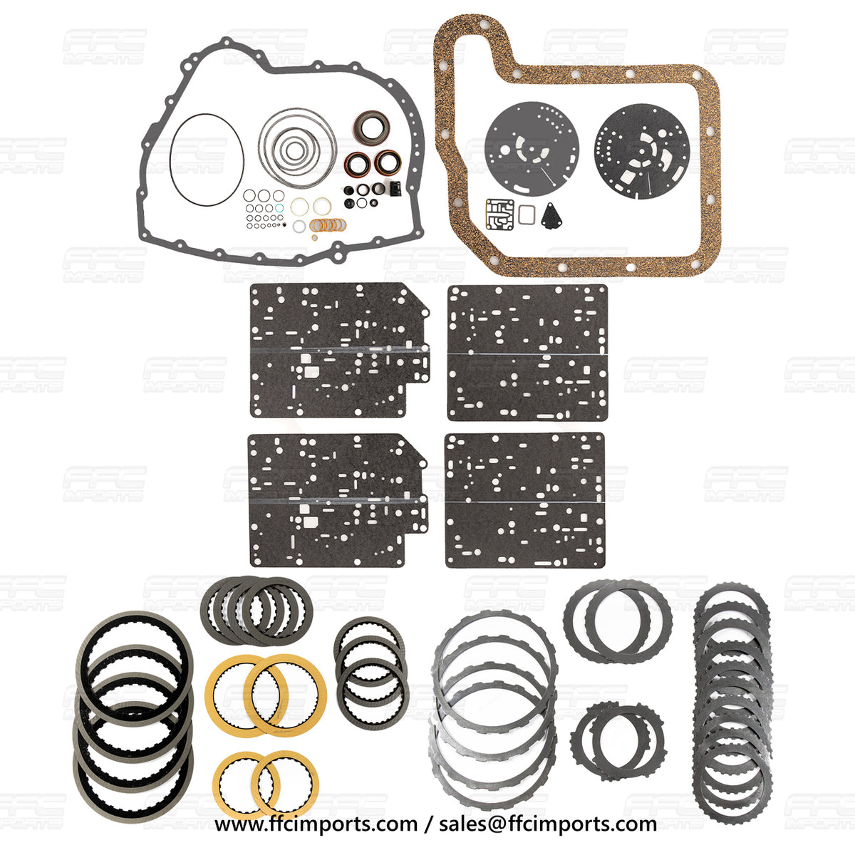 CD4E LA4AEL Transmission Master Rebuild KIT 94-2008 Friction Steel Clu ...