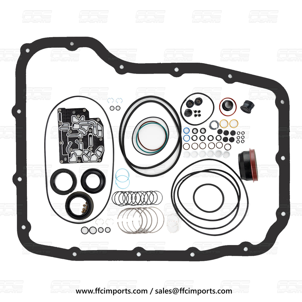 68RFE Transmission Master Rebuild KIT 07-UP Pistons Friction Steel Clu ...