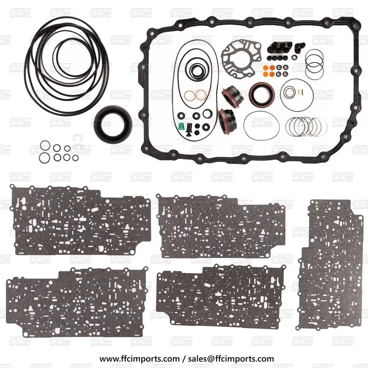 6L50 Transmission Master Rebuild KIT 07-UP Friction & Steel Clutch Pla ...