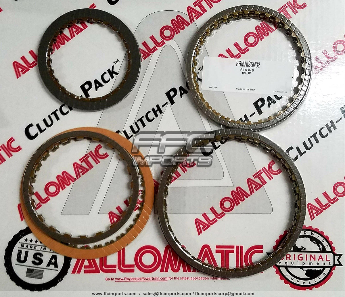 RE4F04B Transmission Super Master Rebuild Kit 00-UP Nissan 4 Speed Mur ...