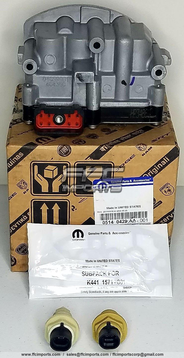 A604 40TE 41TE 41TES MOPAR Solenoid Block & Input Output Speed Sensor ...