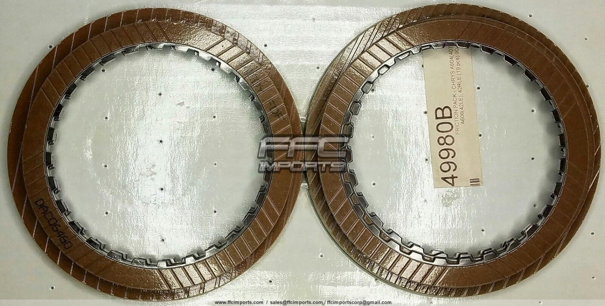 A604 40TE 41TE 41TES Transmission Banner Rebuild Kit Overhaul Friction ...